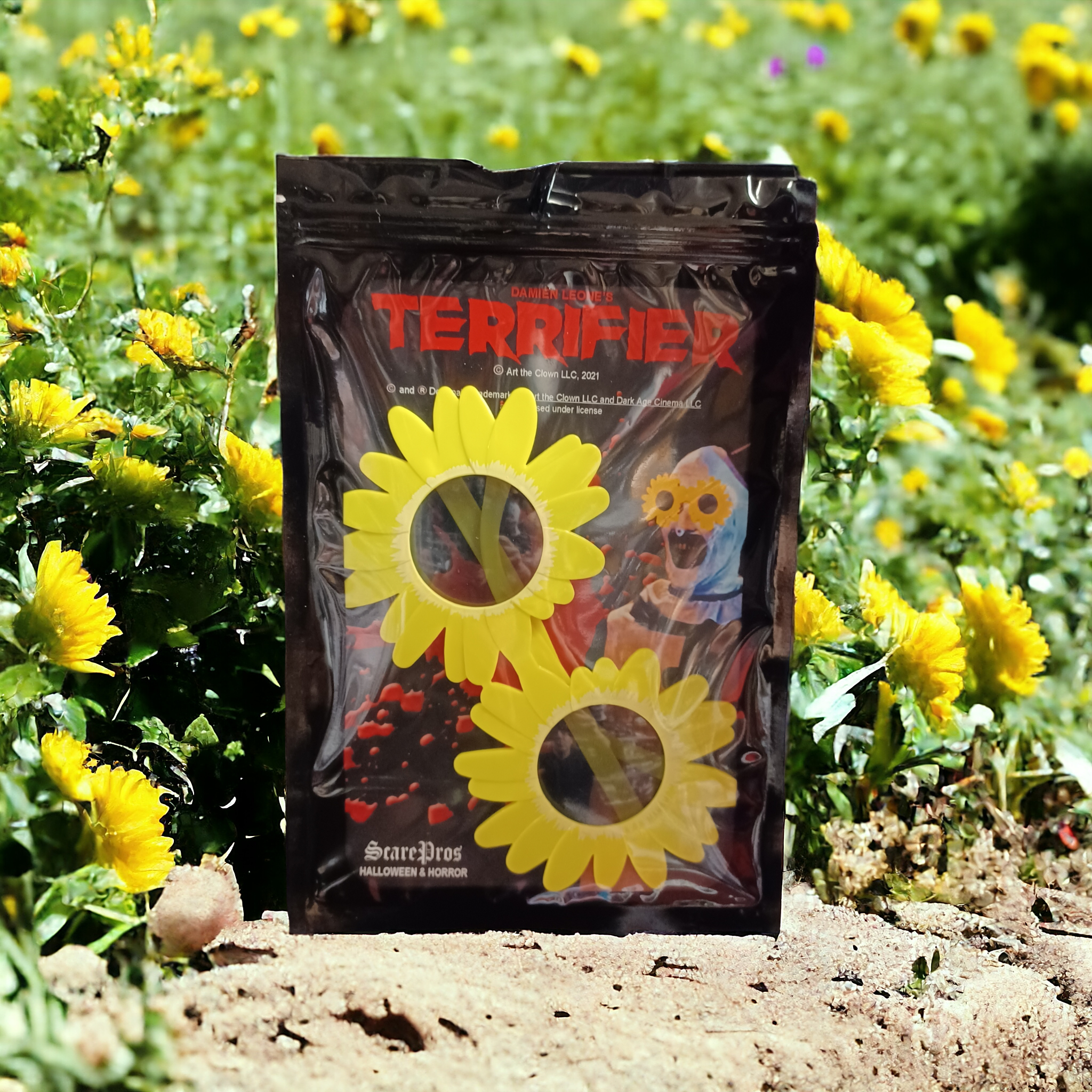 Terrifier Sunflower Daisy Glasses | ScarePros Halloween & Horror