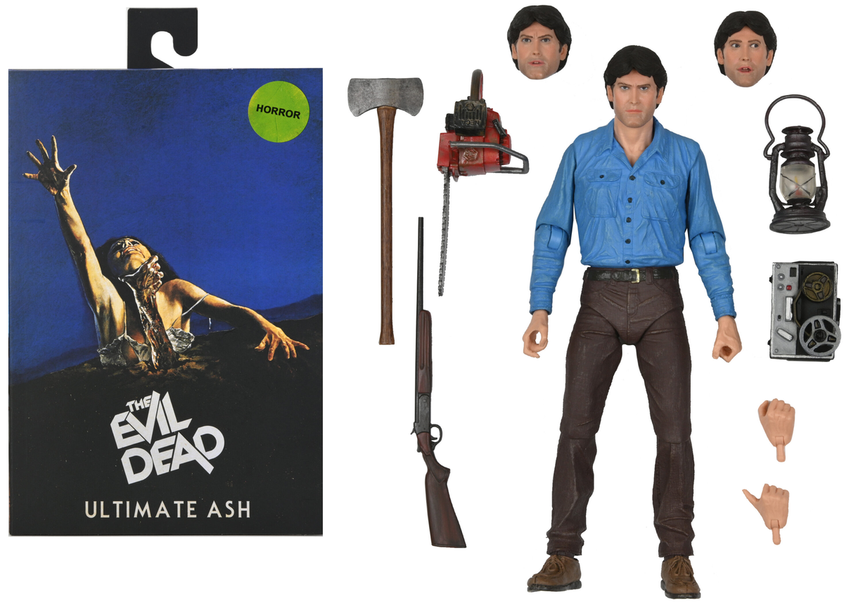 NECA Evil Dead 2 40th Anniversary Ultimate Ash 7" Scale Action Figure ...