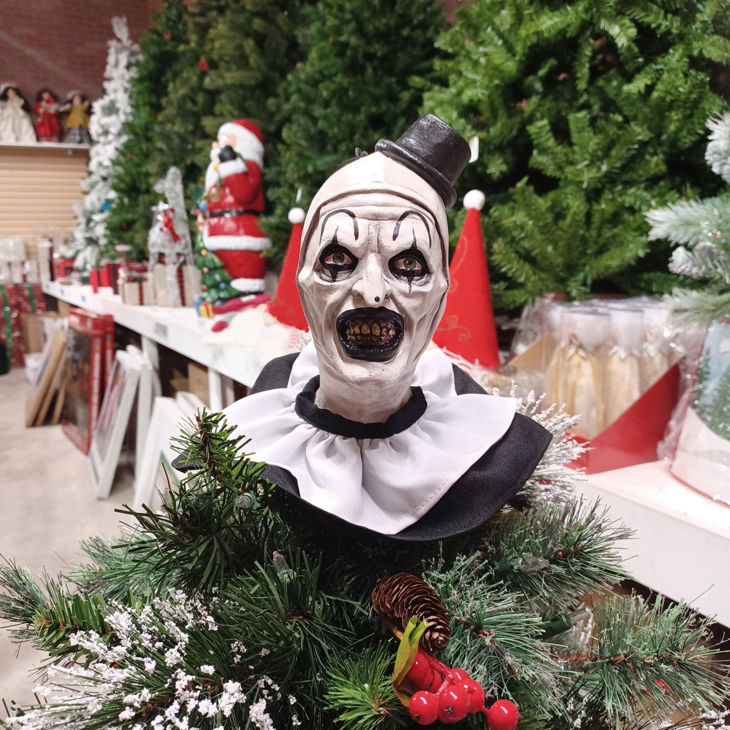 Clean Jumbo Terrifier Ornament signed by David Howard Thornton ...